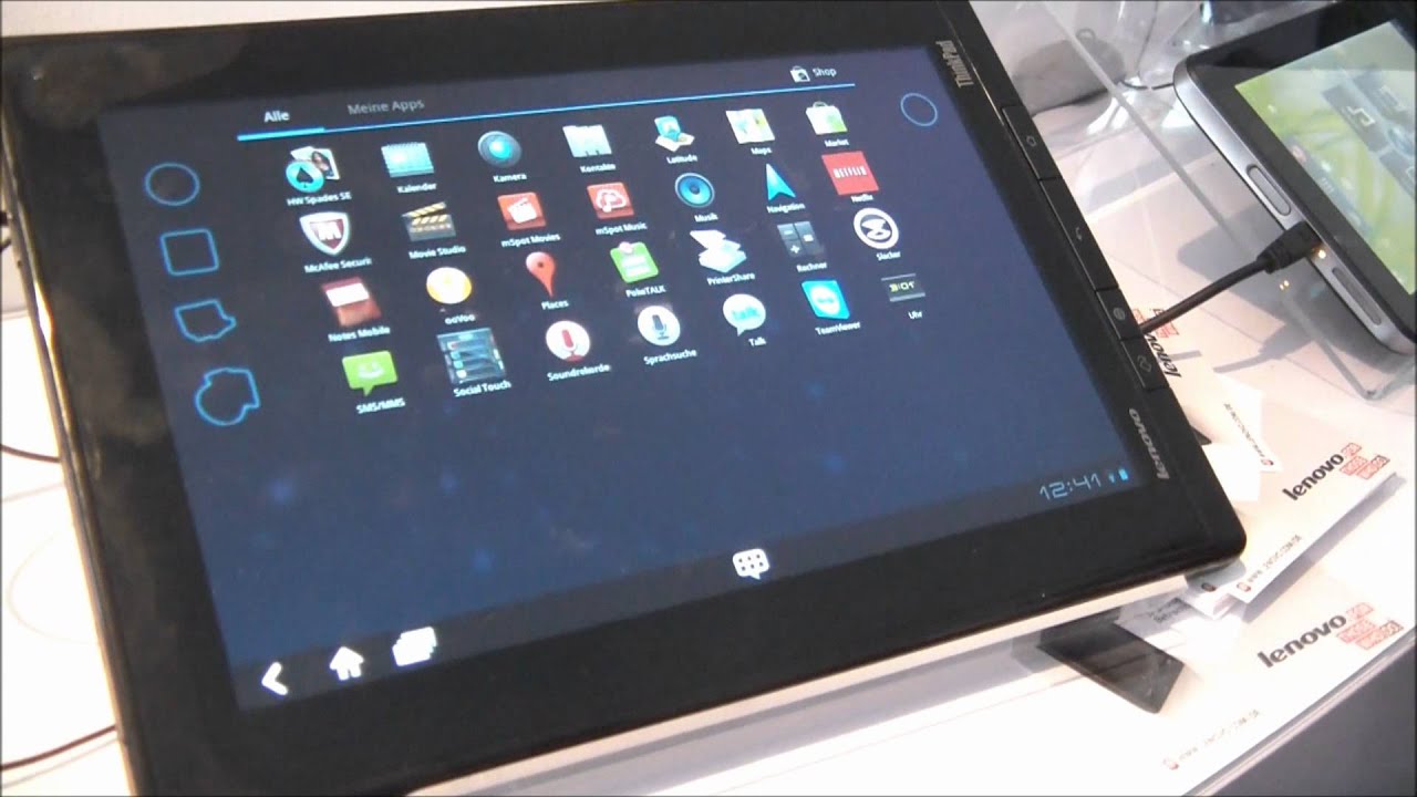 Présentation Tablette tactile Lenovo ThinkPad IFA 2011 - YouTube