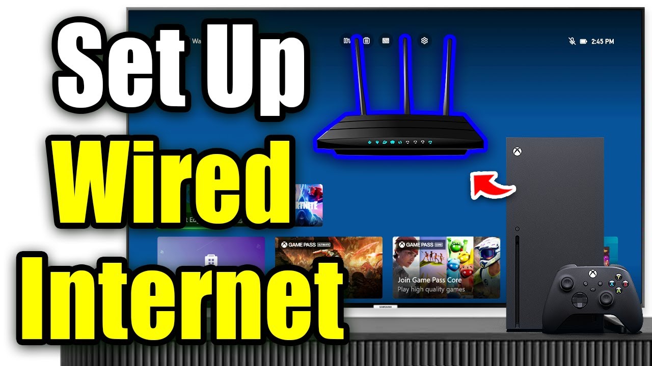 How To Set Up Wired Internet Connection on Xbox Series X|S (Ethernet ...