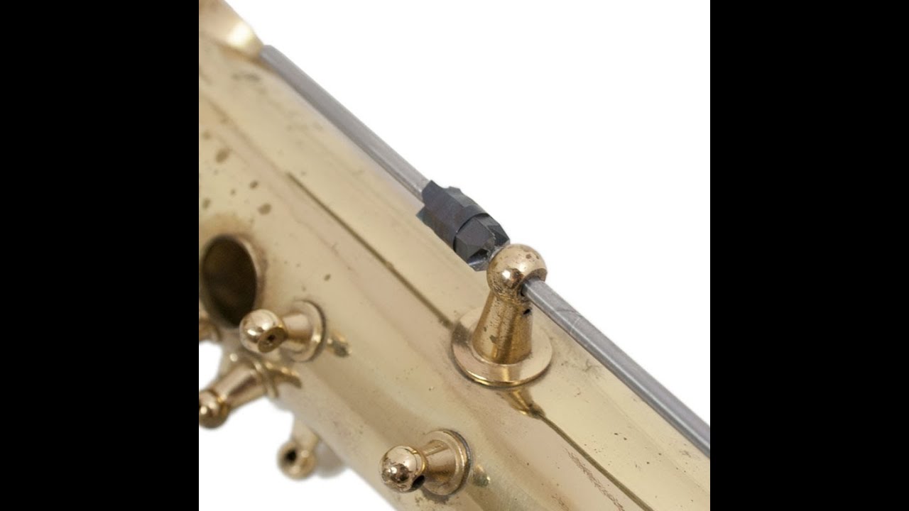 How to fit and face a Saxophone Post for woodwind repair - YouTube