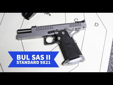 Bul SAS II Standard 9x21, la prova in poligono - YouTube