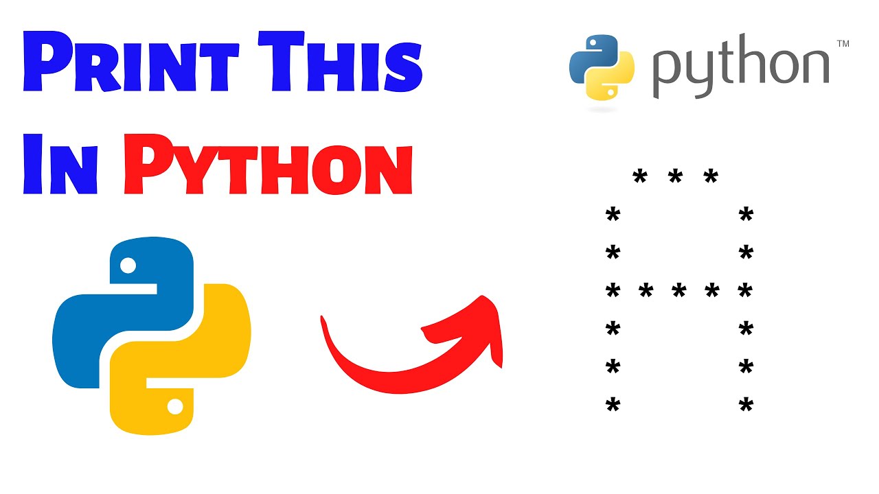 How To Print A Letter Pattern Of Stars Using Python Python Pattern 3010