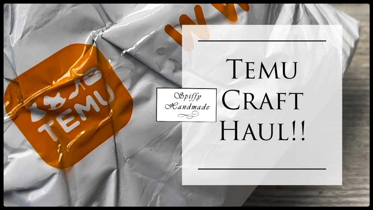 TEMU Craft Haul Unbagging and Plans!! #temu - YouTube