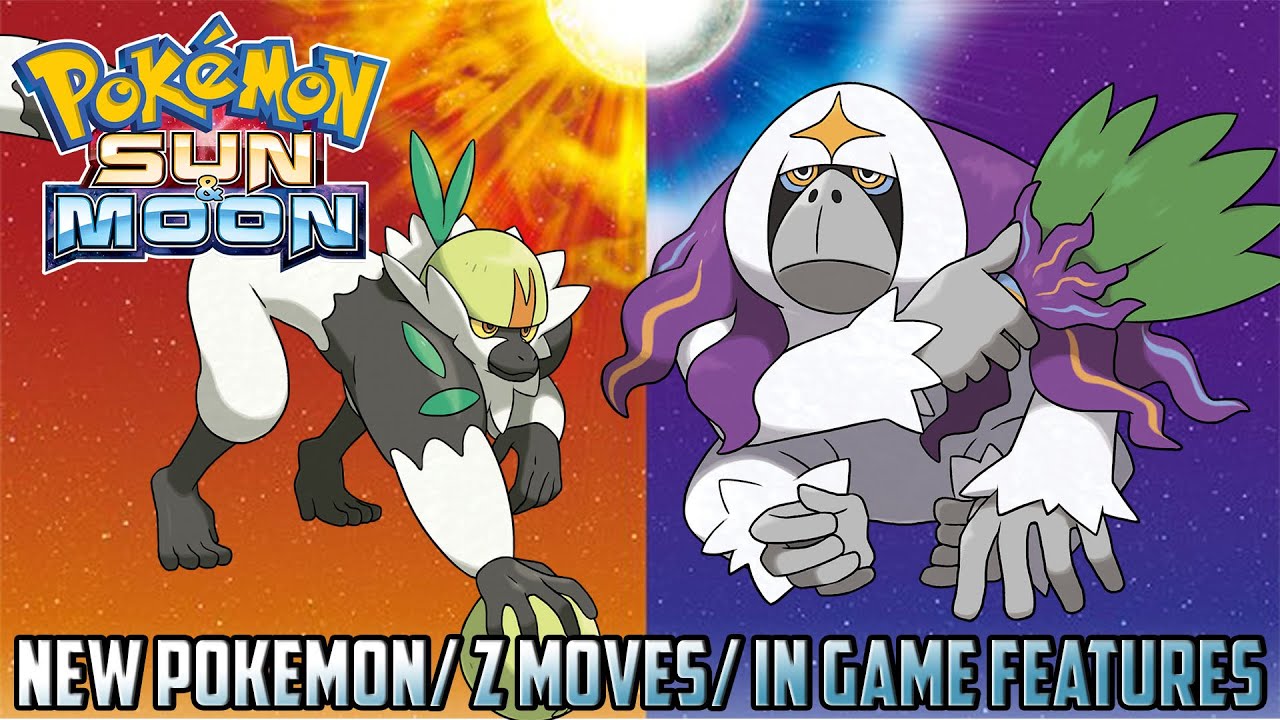 NEW LEMUR AND ORANGUTANG POKÉMON !! NON ATTACKING Z MOVE! POKÉMON ...