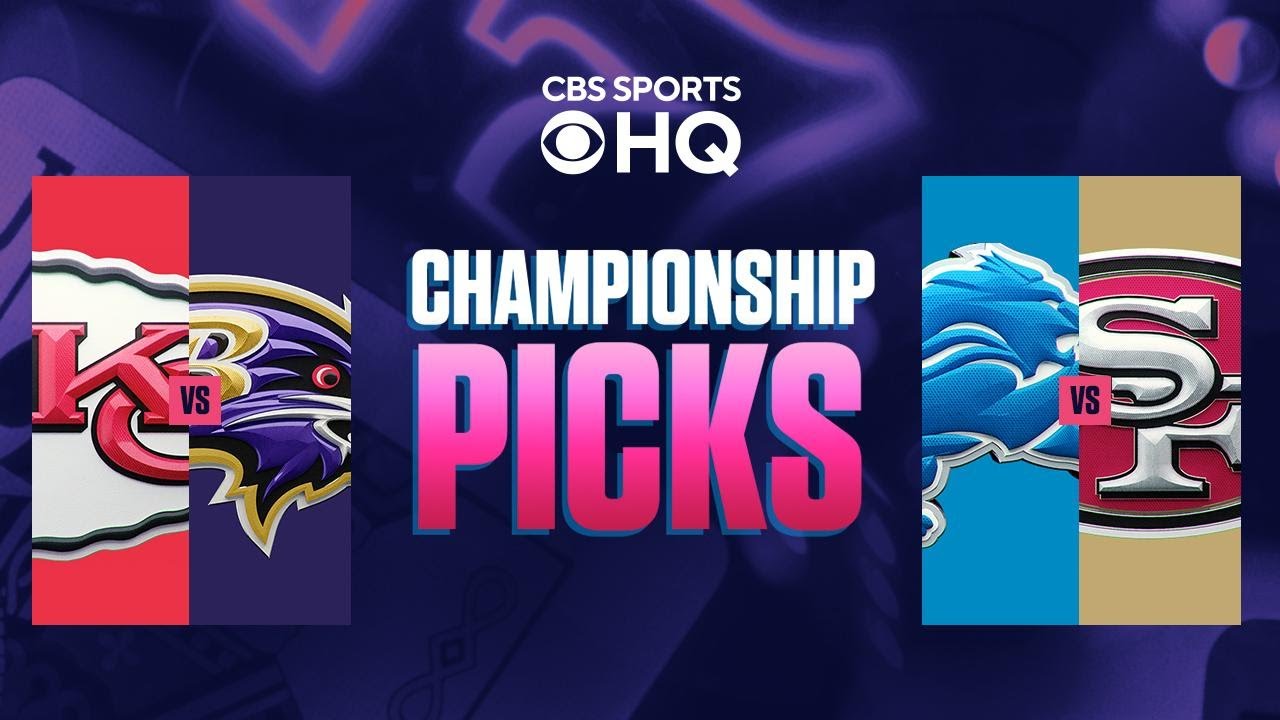 NFL CONFERENCE CHAMPIONSHIP PICKS: AFC, NFC | CBS Sports - YouTube