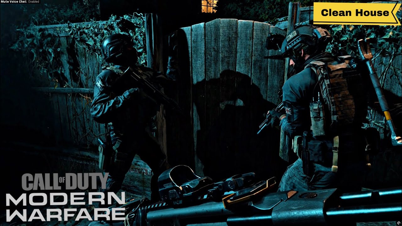 Clean House Mission – Modern Warfare (2019) Realistic Gameplay - YouTube