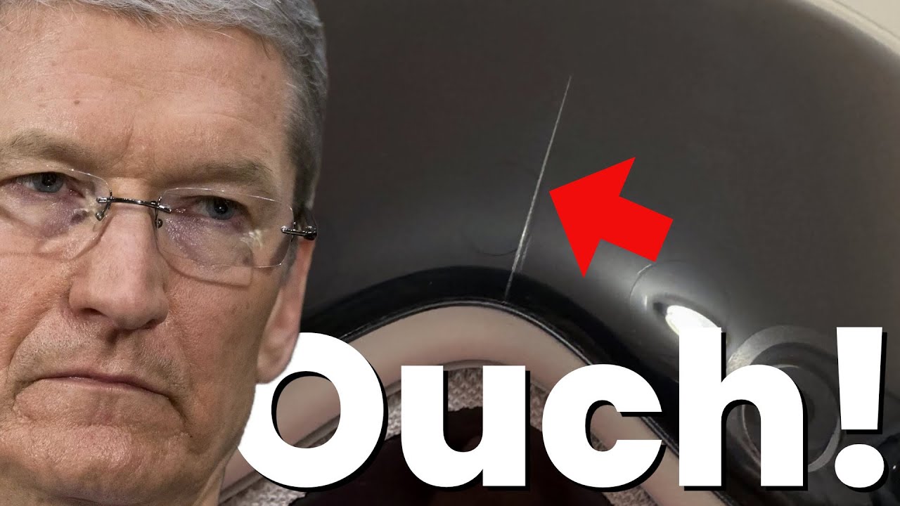 Oh No! Apple Vision Pro's Visor is CRACKED! - YouTube