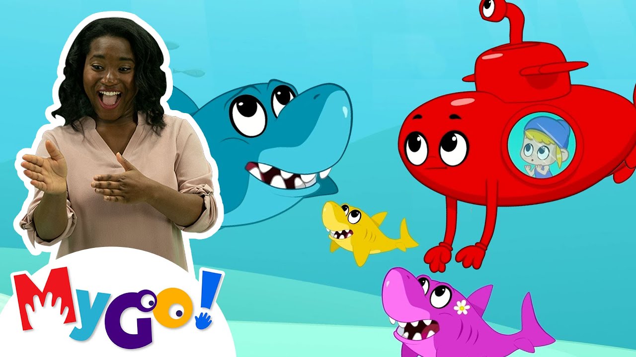 Baby Shark | MyGo! Sign Language For Kids | @MorphleTV | ASL - YouTube