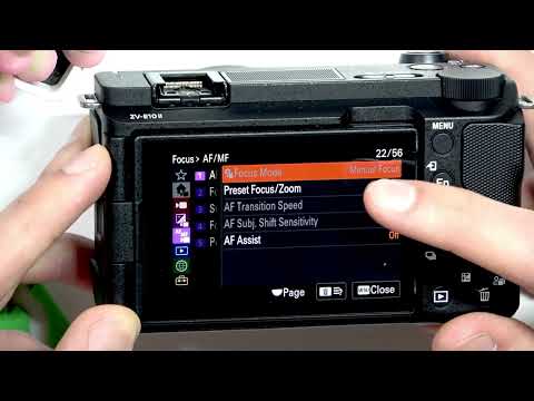 How to Switch Between AF & MF on Sony ZV-E10 II