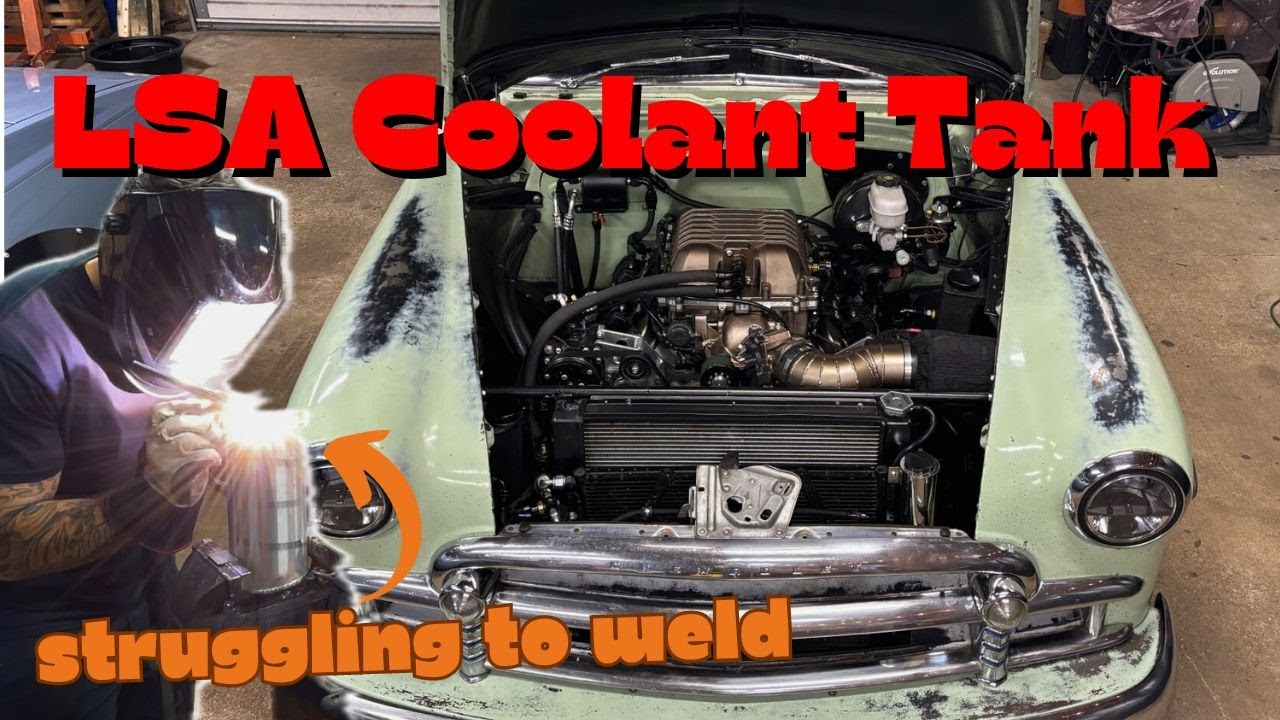 DIY coolant reservoir tank for the LSA Supercharger - YouTube