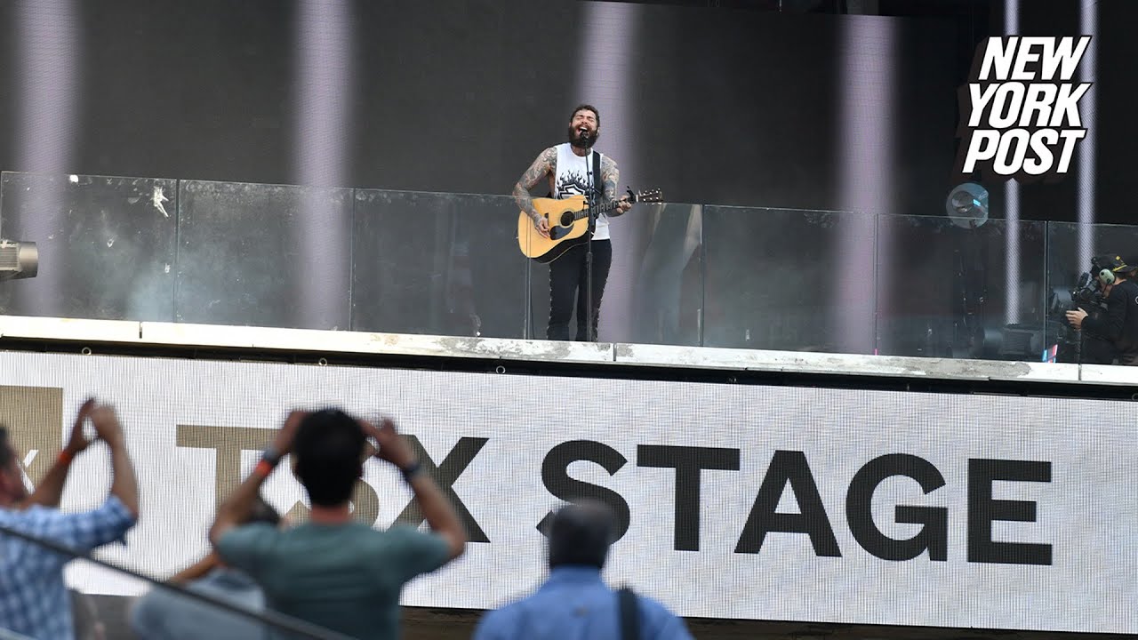 WATCH: Post Malone's Epic Surprise Performance in Times Square - YouTube