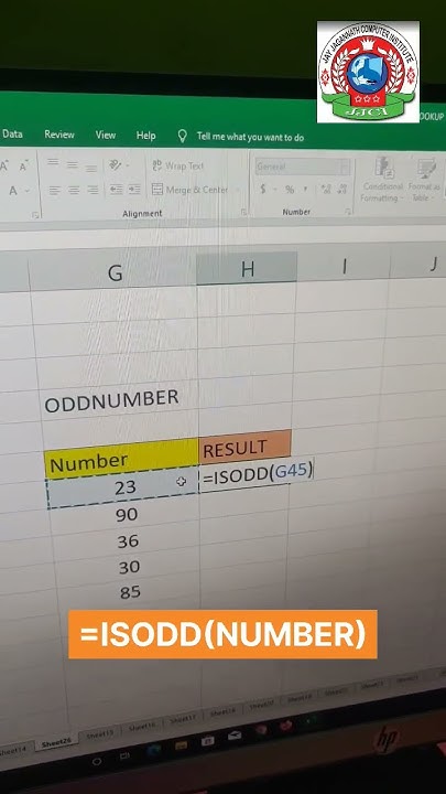Ms Excel Re Isodd Function କେମିତି Used କରିବାodisha Computer Viral Excel Msexcel