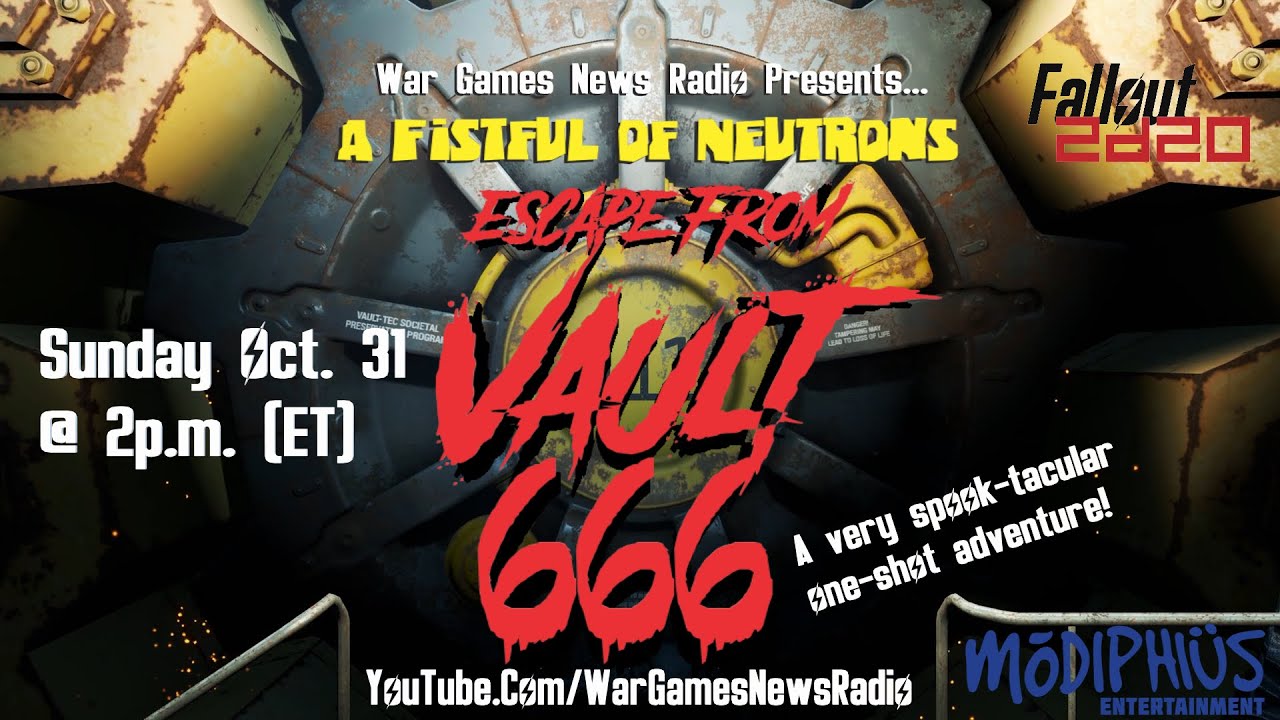 Fallout 2d20 HALLOWEEN SPECIAL - Escape From Vault 666 - YouTube