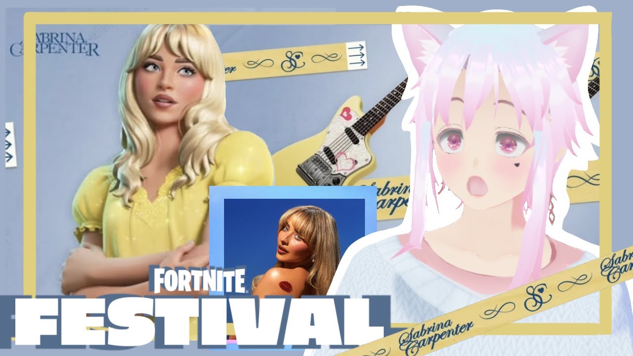Vtuber Reacts to Sabrina Carpenter in Fortnite💋 (I'M SO EXCITED ...