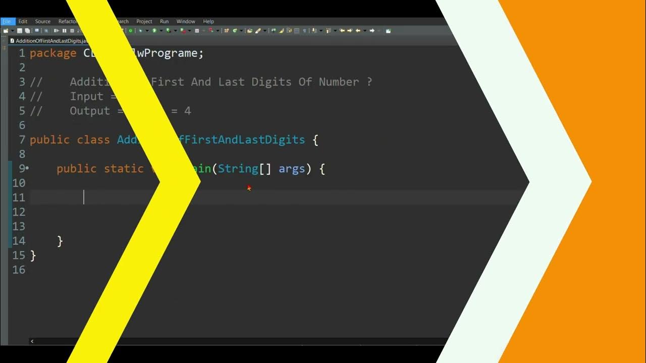 Addition Of First And Last Digits from Number In Java ? - YouTube