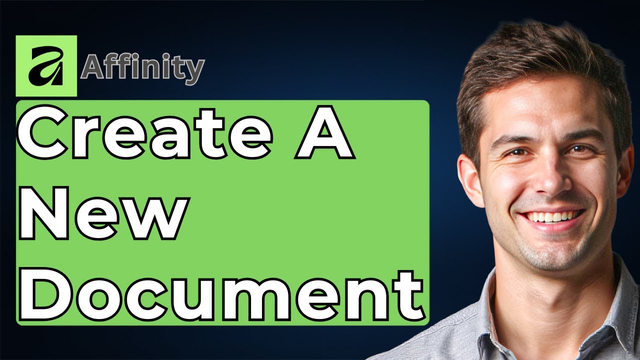 How To Create A New Document In Affinity 3 [2026 Guide] - YouTube