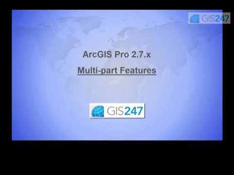 Editing with ArcGIS Pro - Multi-Part Features - YouTube