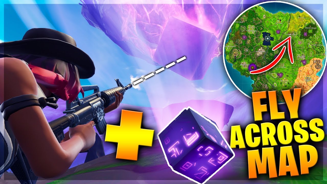 FLY ACROSS THE MAP TRICK..! Fortnite Funny Fails and WTF Moments! #1 ...