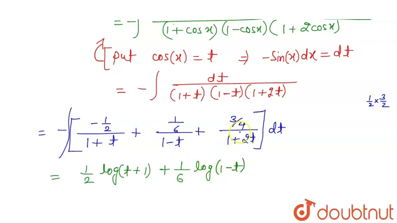 Int dx sinx sin2x CLASS 12 INTEGRATION MATHS Doubtnut Int dx sinx sin2x CLASS 12 INTEGRATION MATHS Doubtnut
