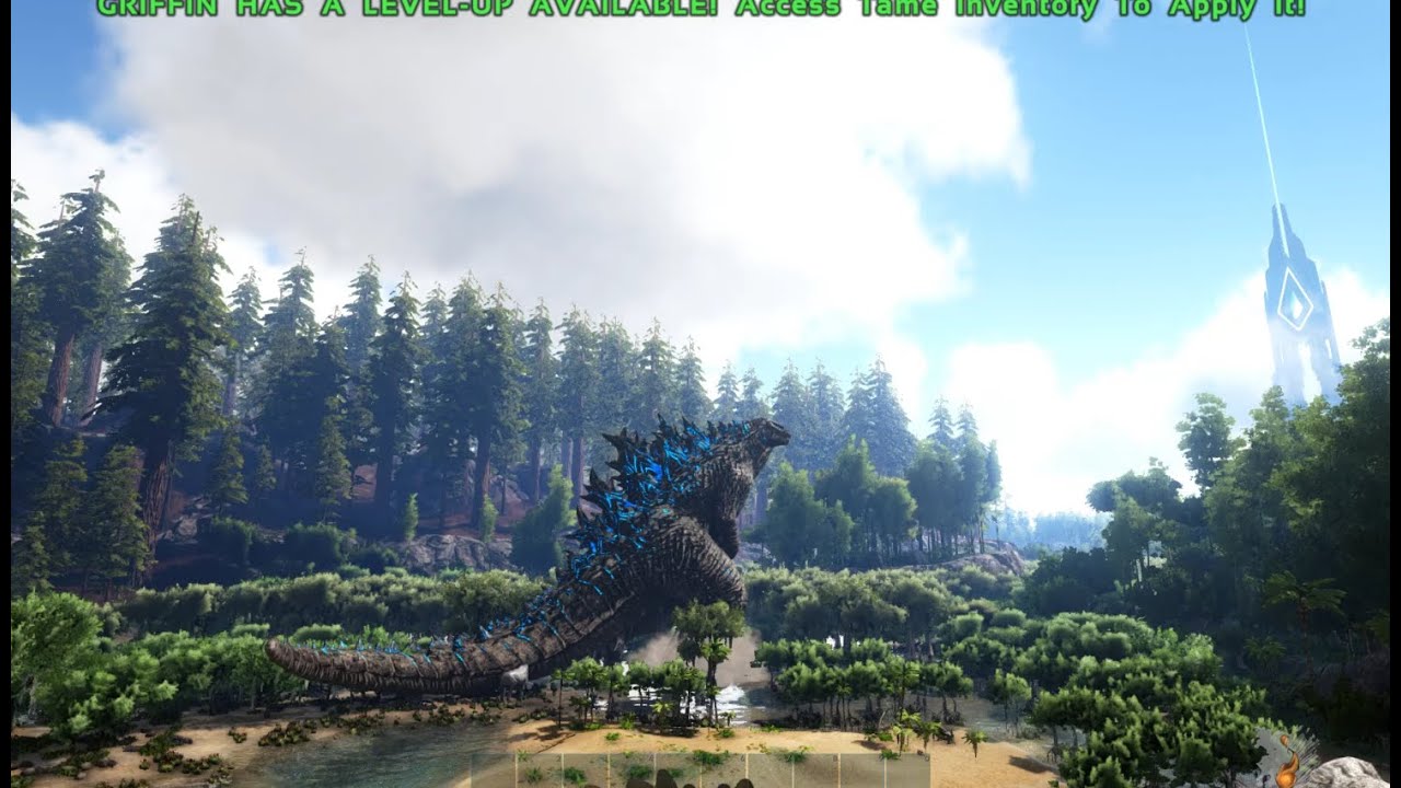 I Found Godzilla in ARK : Survival Evolved - YouTube