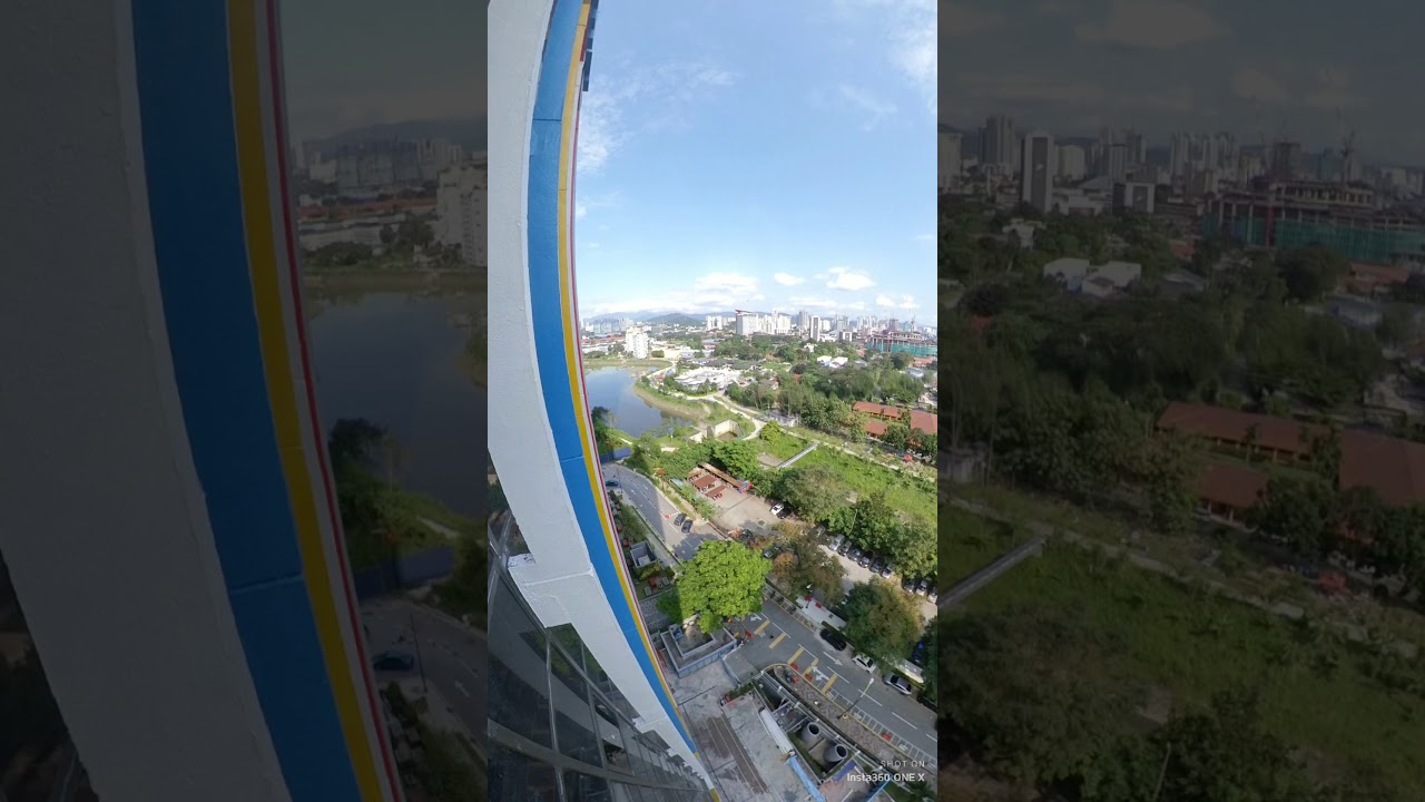 View from level 11 Wisma Bernama KL - insta360 ONE X - YouTube