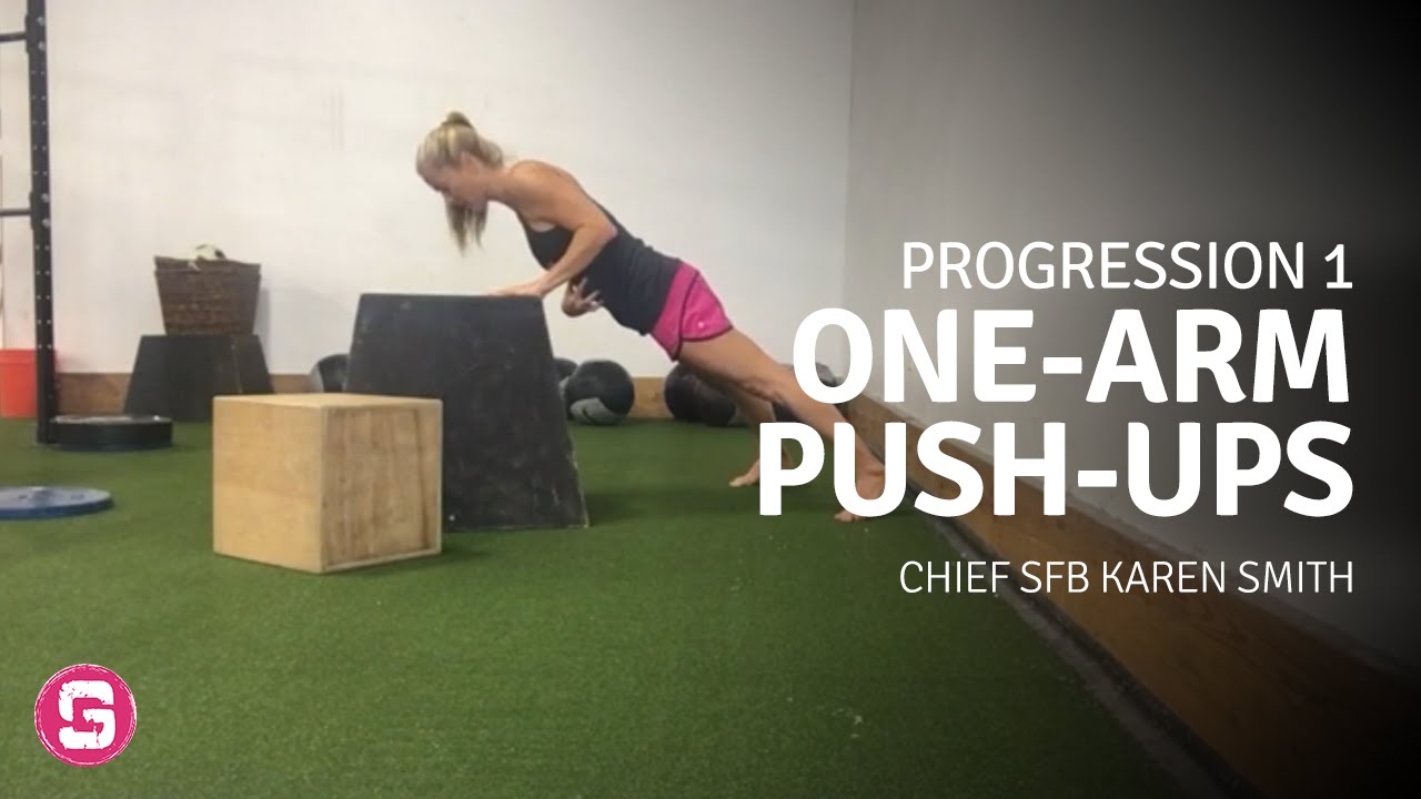 Chief SFB Karen Smith — One-Arm Push-Ups (OAPU) Progressions — Visualization - YouTube