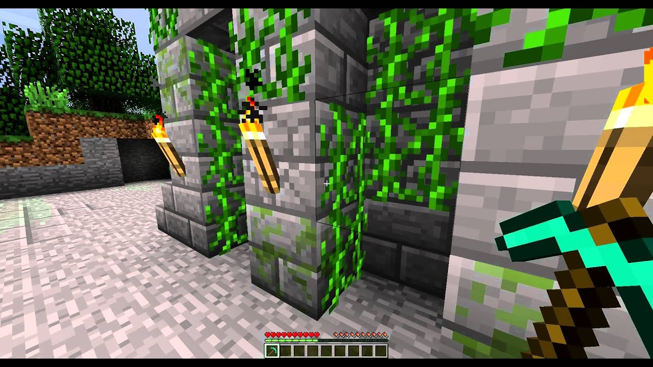 Secret entrance with minecart player detection - Minecraft - YouTube