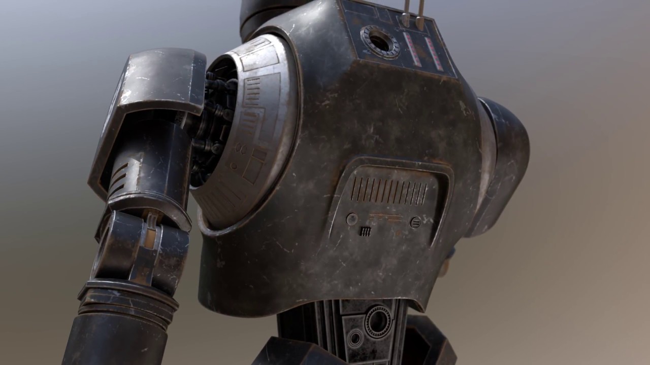 K-2SO 3D Modeling - YouTube