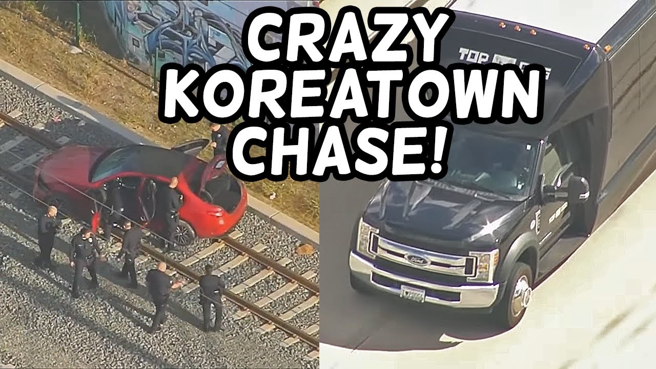 Police Chase Stolen party BUS across Southern California | KoreaTown ...
