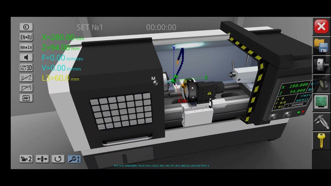 CNC Simulator G02 e G03 - YouTube