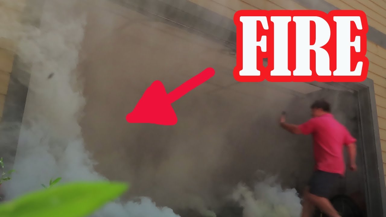 HOUSE FIRE *behind the scenes* - YouTube