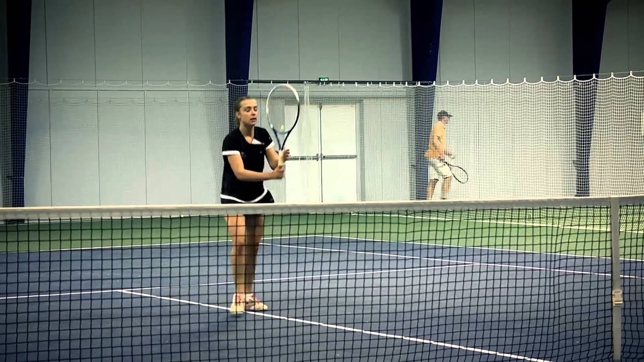Emma Henriksen college tennis recruiting colorgrade - YouTube