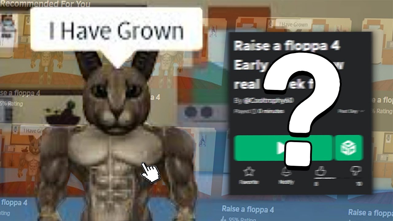 Raise A Floppa 2 but It's Raise A Floppa 4 Update .. - YouTube