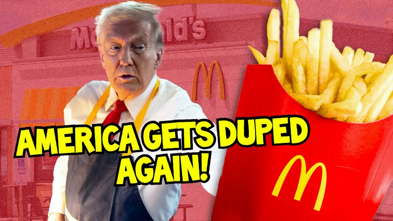 Trump Goes To Work At McDonald's | America Gets Duped Again - YouTube