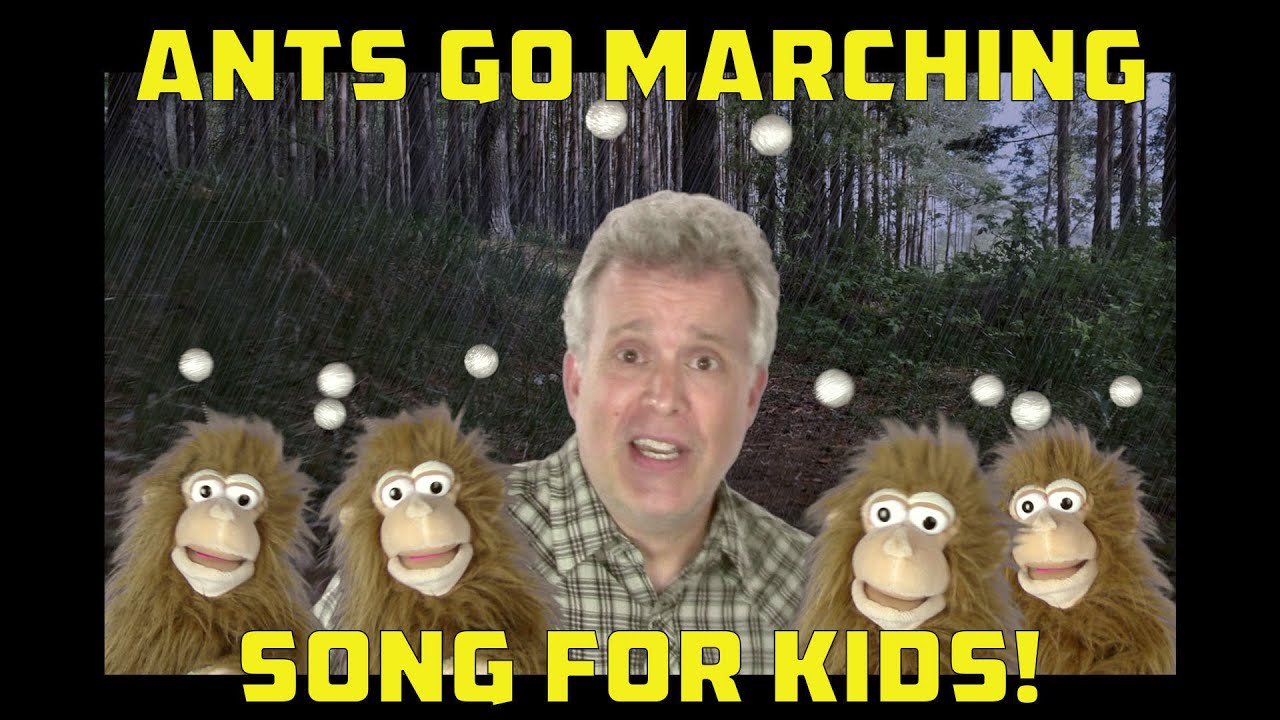 ANTS GO MARCHING: Circle time song for preschool children - YouTube