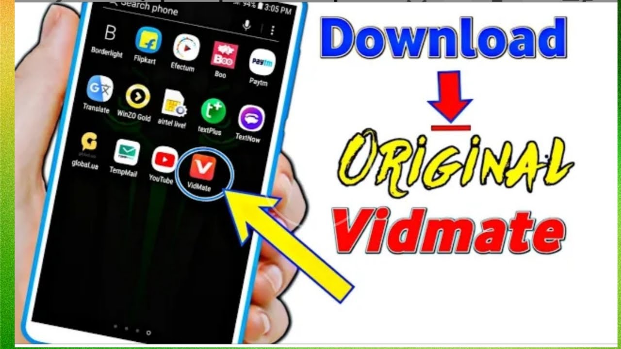 How to download vidmate real apps 2020 - YouTube
