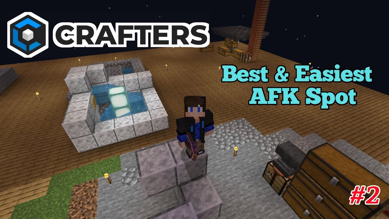 How to Make An AFK Spot in Crafters MC Skyblock || Crafters MC ...