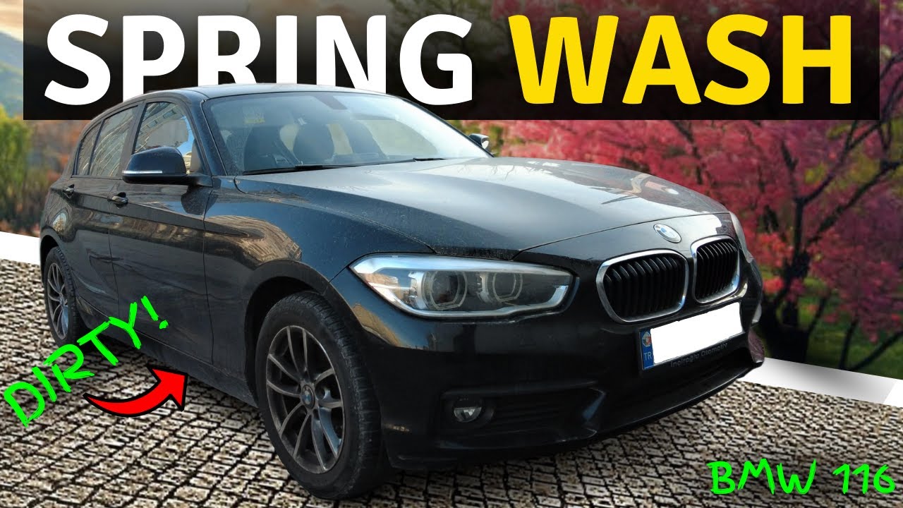 Cleaning A Dirty BMW | Full Detail Spring Wash BMW 116 #automobile # ...