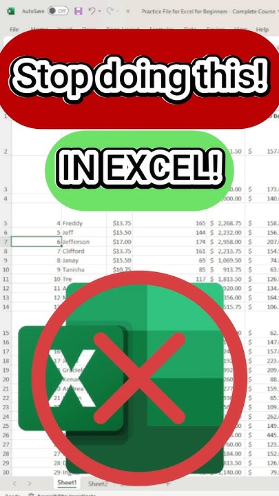 Excel Hack for Saving Time and Staying Organized in 2024! - YouTube