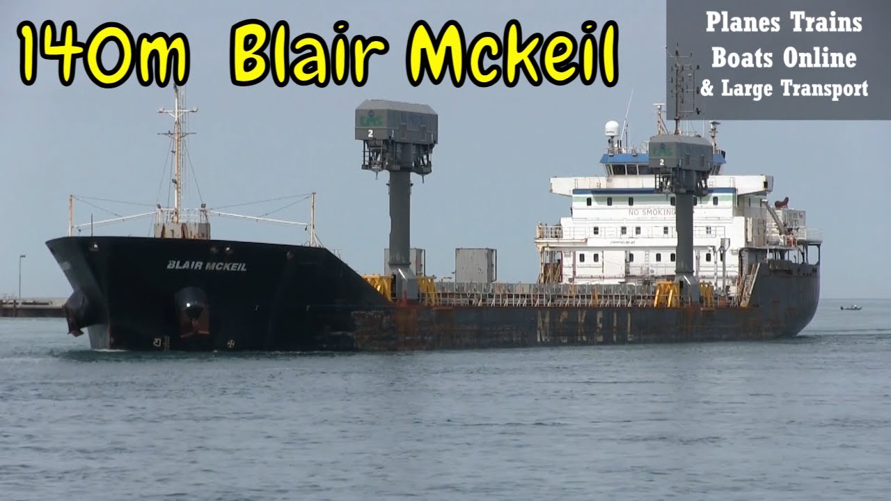 140m Blair Mckeil General Cargo Ship In Great Lakes - YouTube