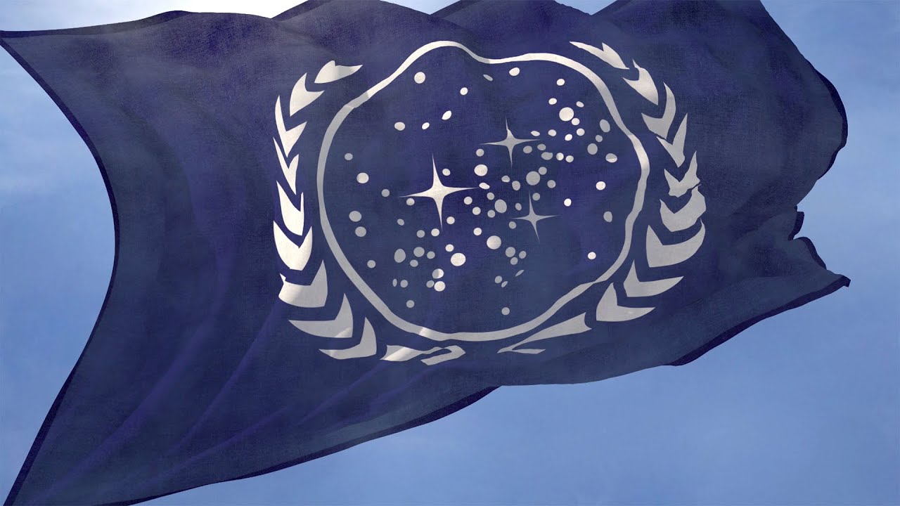 United Federation of Planets: Fictional Anthem and Waving flag - YouTube