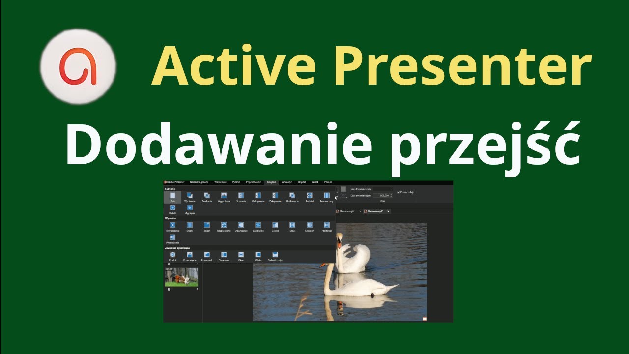 Active Presenter. Dodawanie przejść. - YouTube