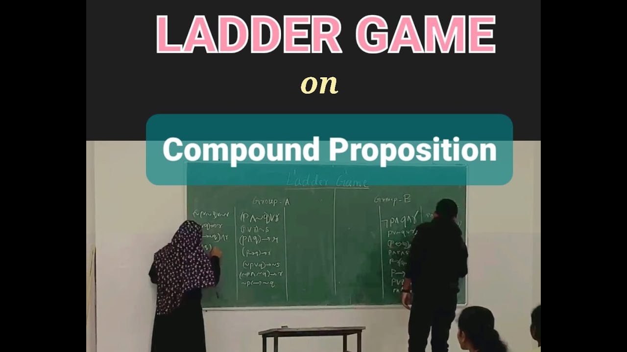 COMPOUND PROPOSITIONS-LADDER GAME - YouTube