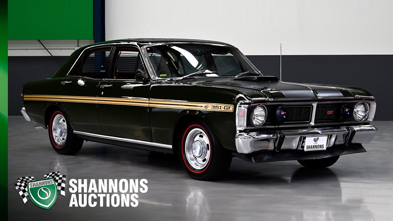 1971 Ford Falcon XY GT Sedan 2022 Shannons Spring Timed Online