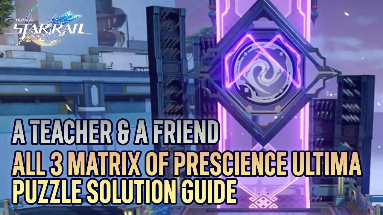 All 3 Matrix of Prescience Ultima Puzzle Solution Guide, A Teacher and ...
