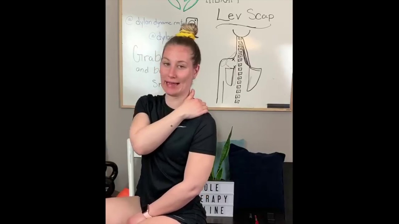 Why should you should massage your lev scap muscle - YouTube