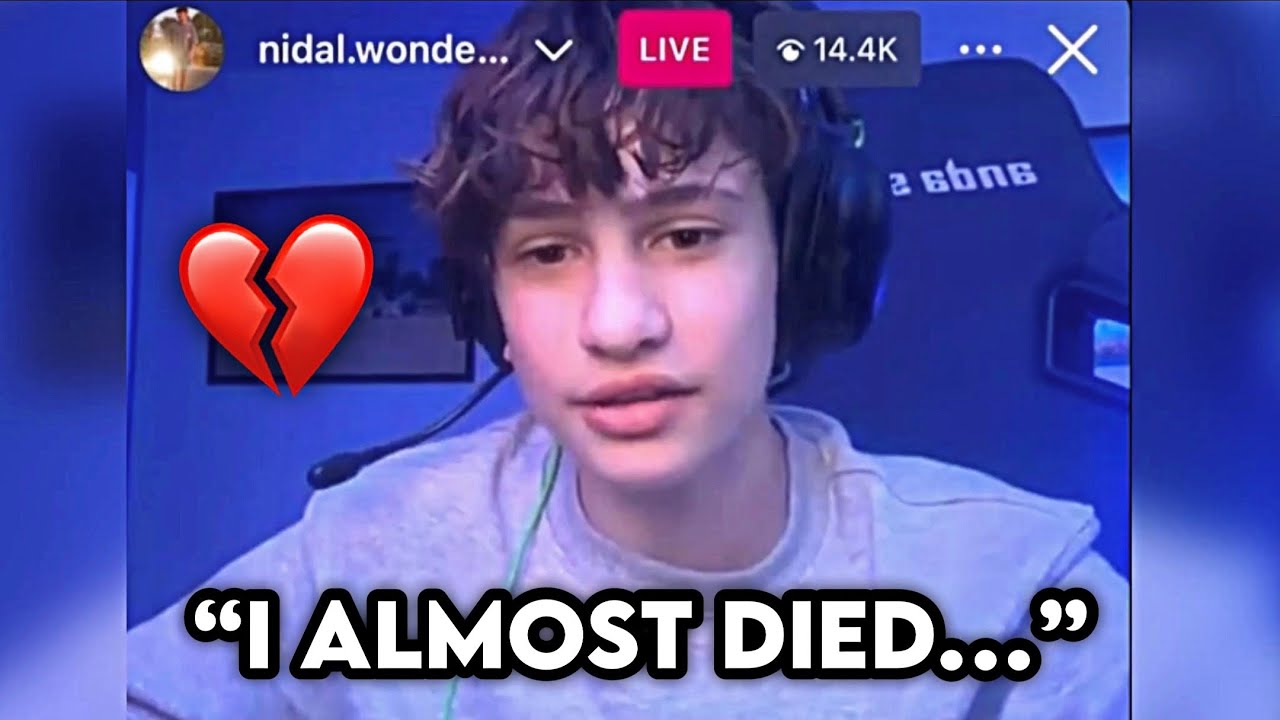 Nidal Wonder Explains his CAR ACCIDENT on Live?! 💔 - YouTube