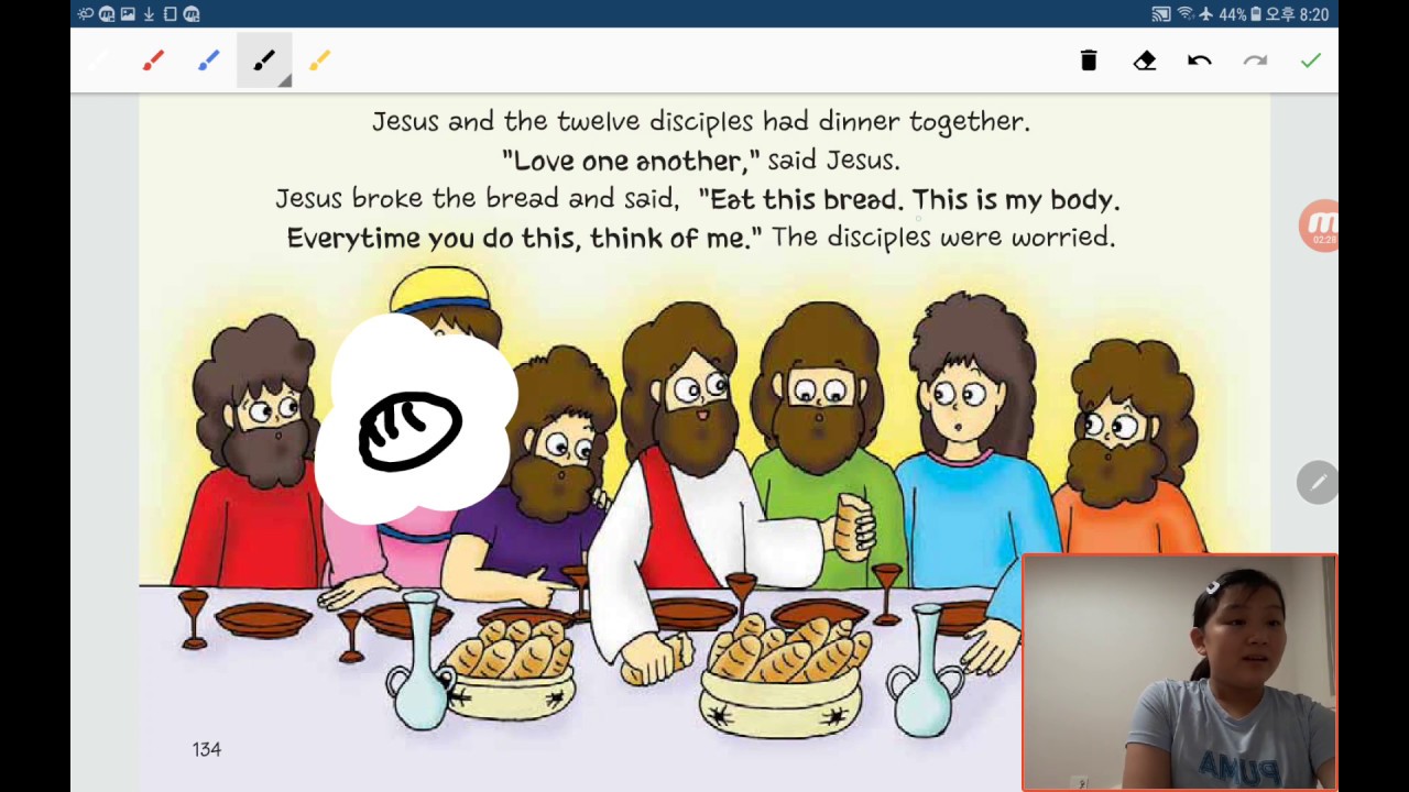 Bible Reading in English by Children：20200619, The Last Supper in ...