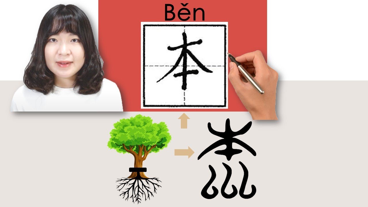 #newhsk1 #hsk1 _本/ben/(measure word for books)How to Pronounce&Write ...