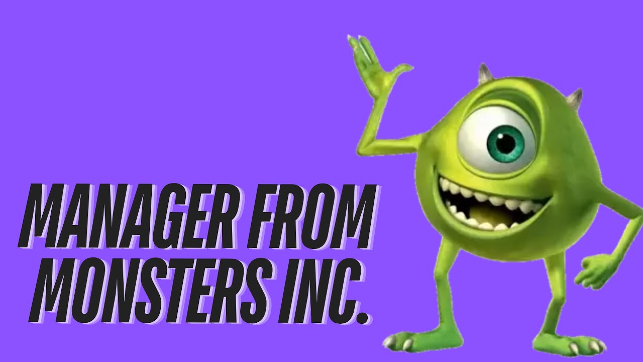 Manager from Monsters Inc. - YouTube