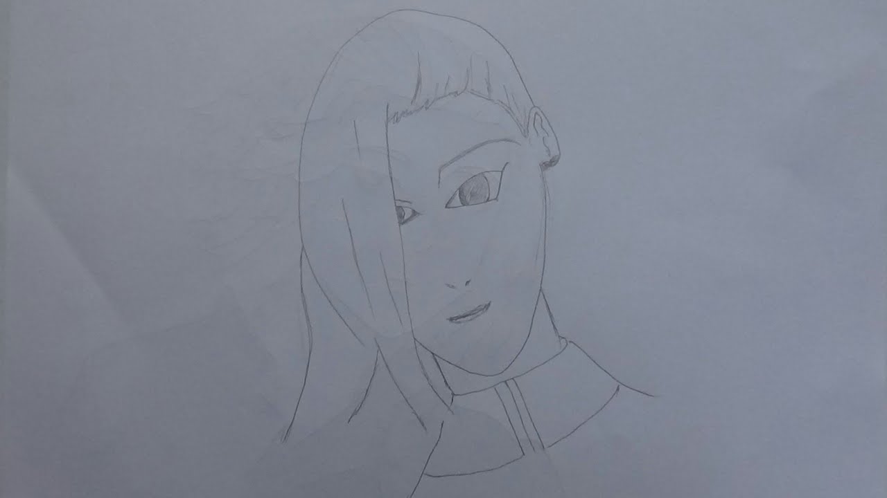 How to draw ino yamaka group naruto - YouTube